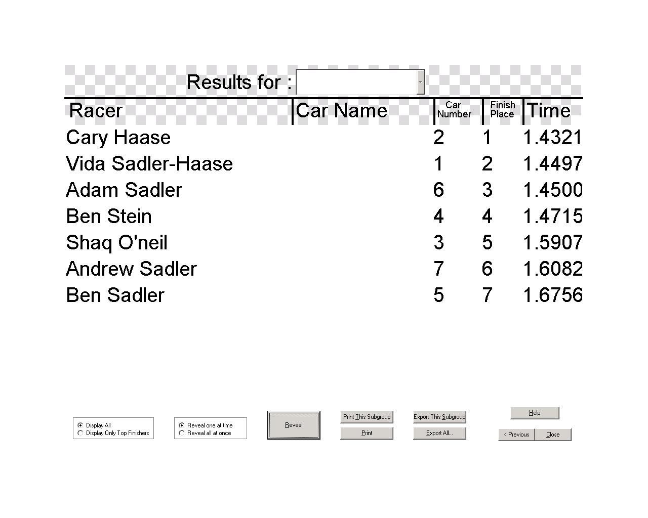 Race Management – The Derby Magic Company